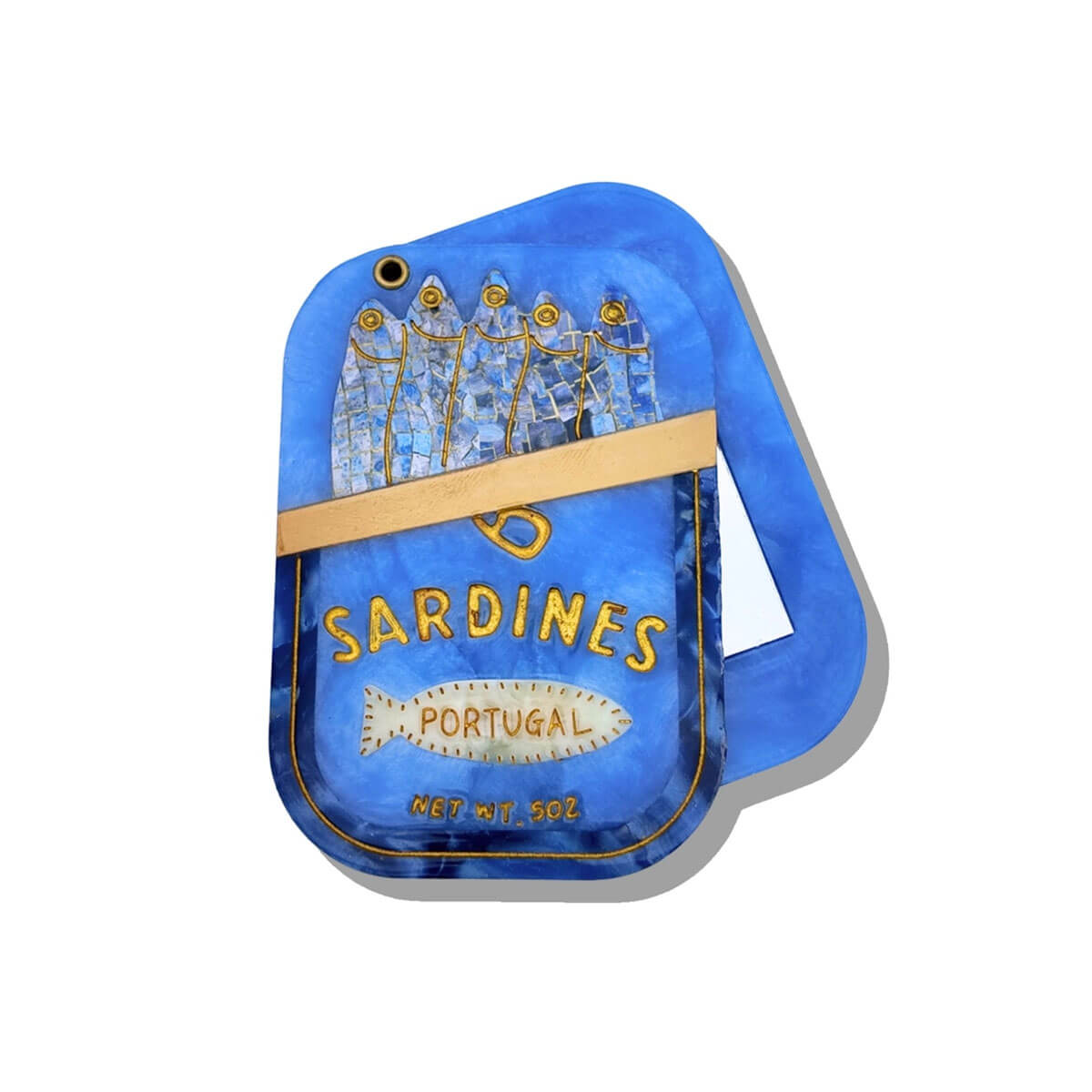 Sardines Compact Mirror by Solar Eclipse – Junior Edition