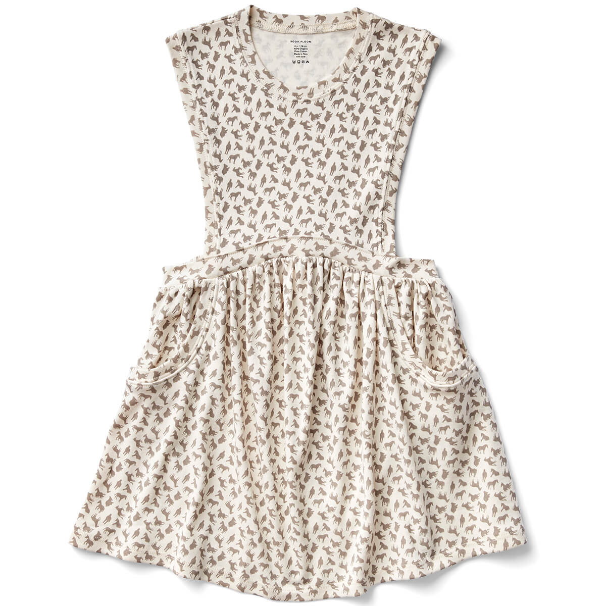 Dunes Dress in Horse Print Morel by Soor Ploom - Last Ones In Stock ...