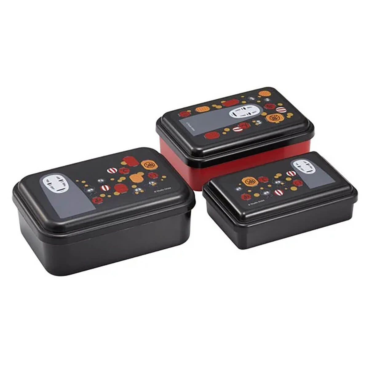 Spirited Away No Face Lunch Box (Set of 3) by Skater Japan – Junior Edition