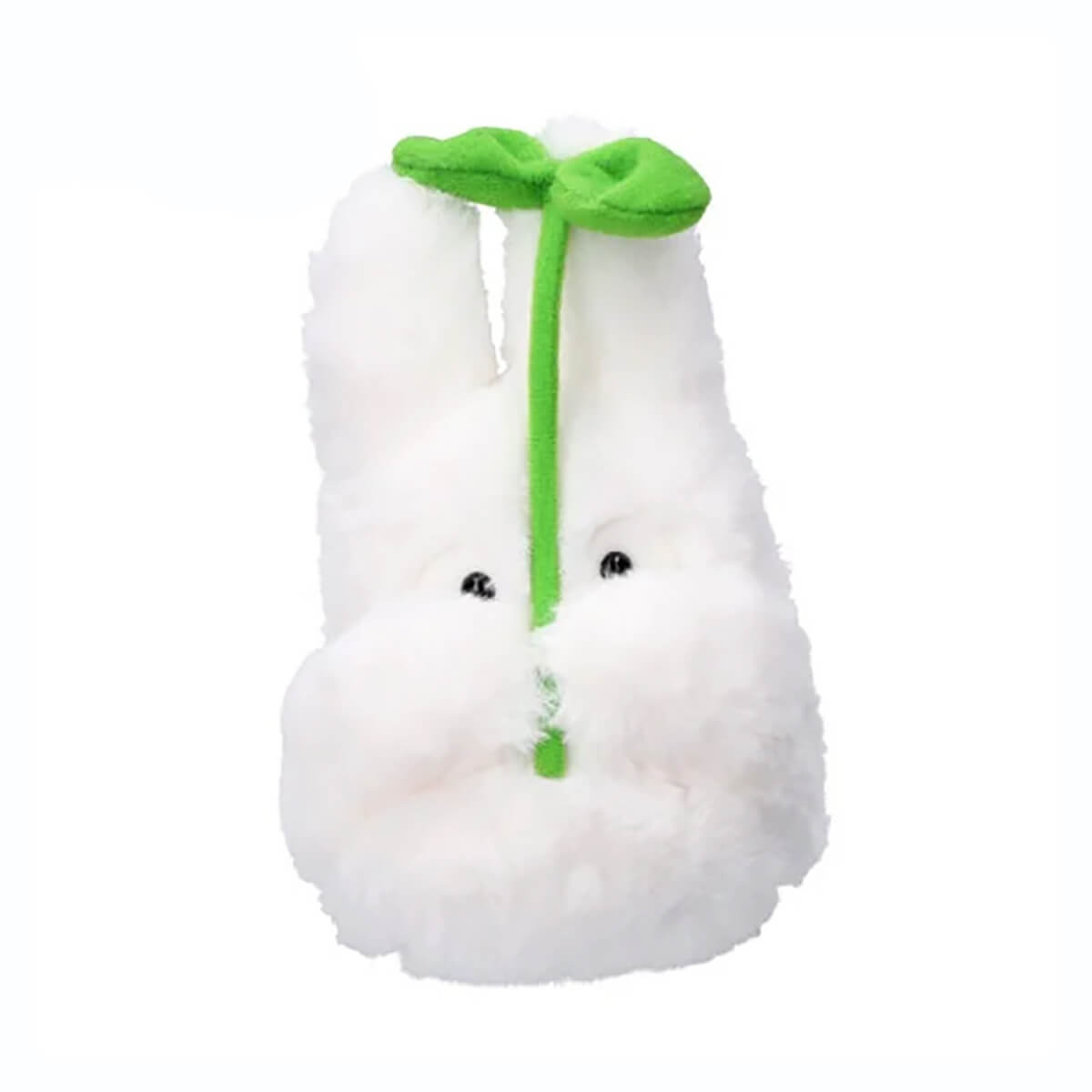 Studio Ghibli White Totoro Plush With Leaf (19cm) by Sun Arrow – Junior ...