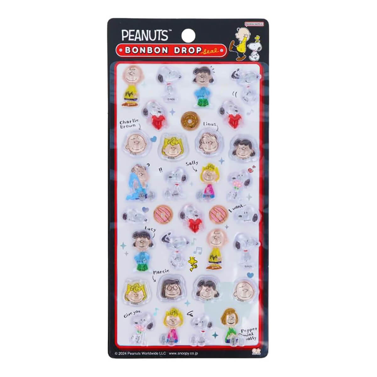 Snoopy & Charlie Brown Bonbon Drop Seal Stickers by Sun-Star Japan ...