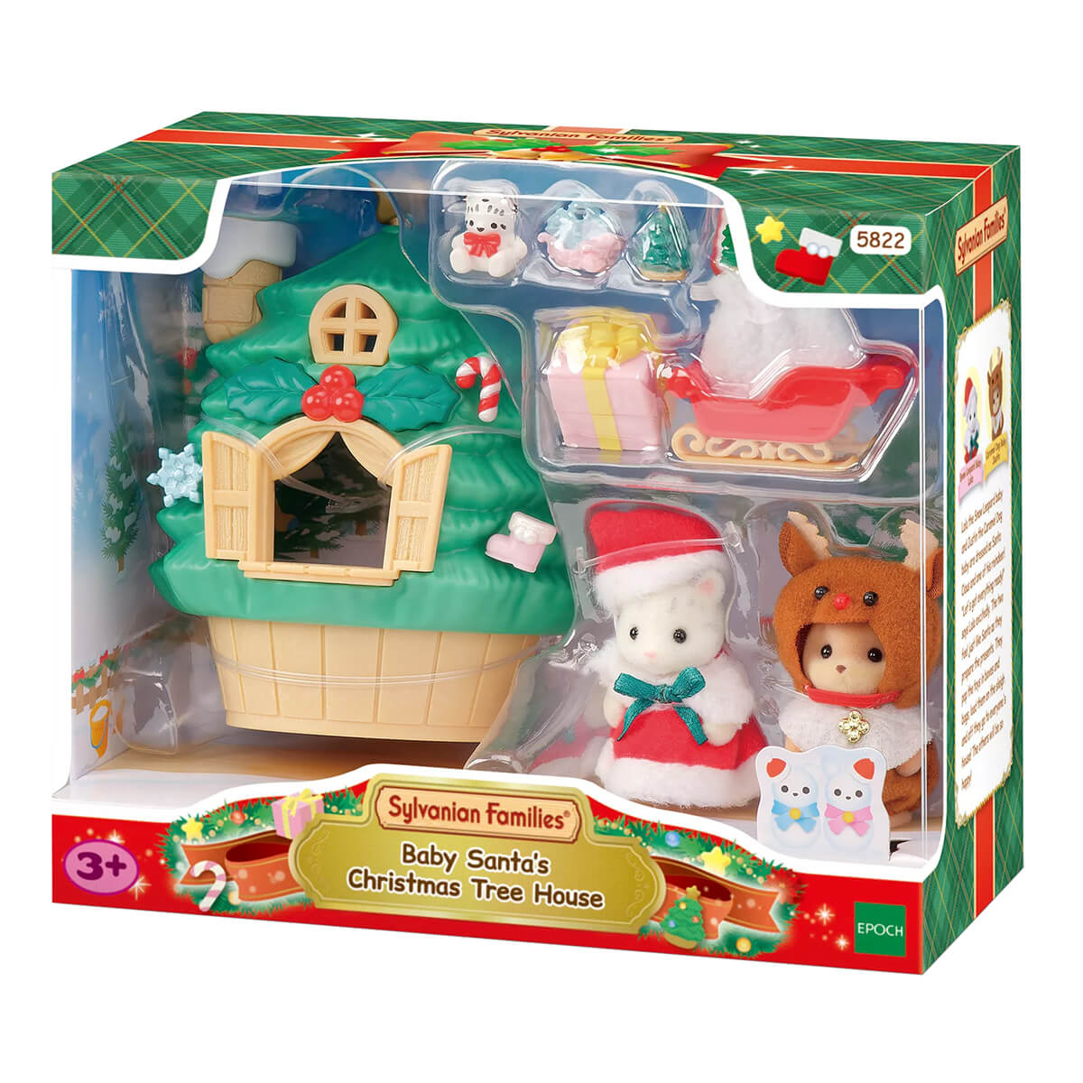 Baby Santa's Christmas Tree House Playset by Sylvanian Families ...