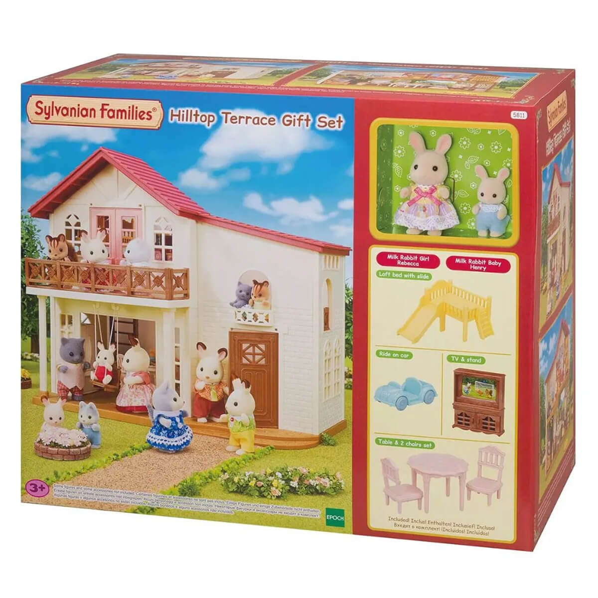 Hilltop Terrace Gift Set by Sylvanian Families – Junior Edition
