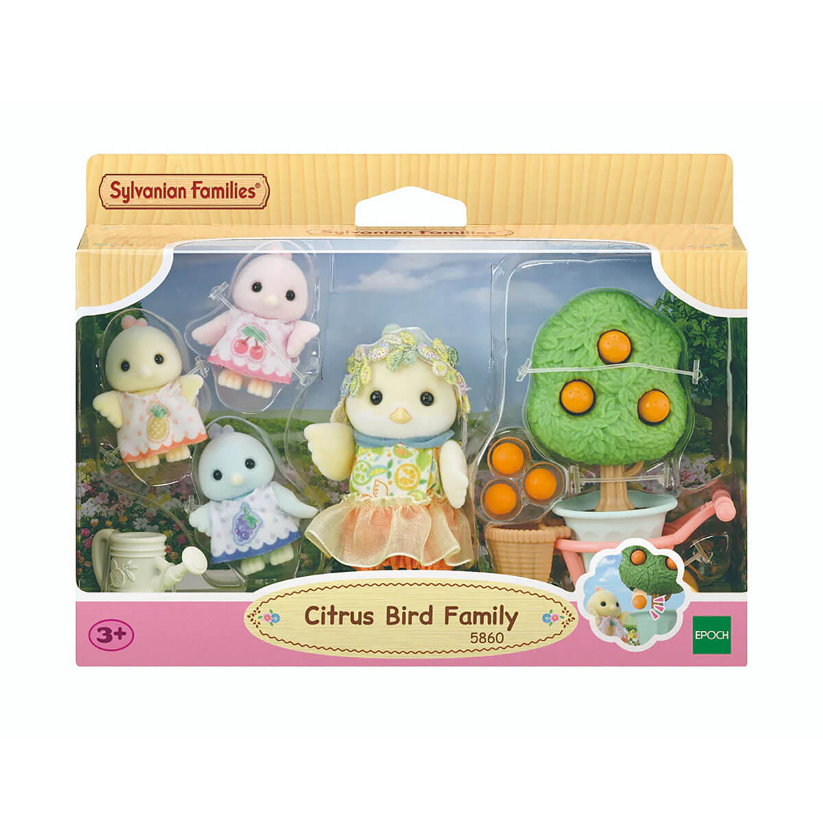 Citrus Bird Family by Sylvanian Families – Junior Edition