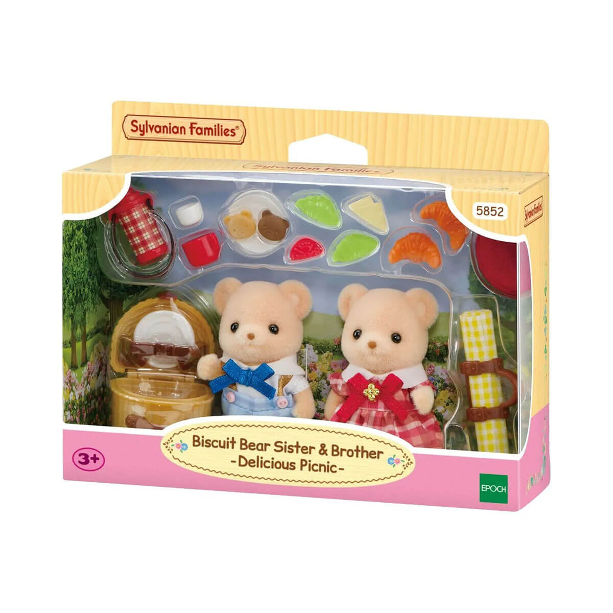 Delicious Picnic Biscuit Bear Sister and Brother by Sylvanian Families ...