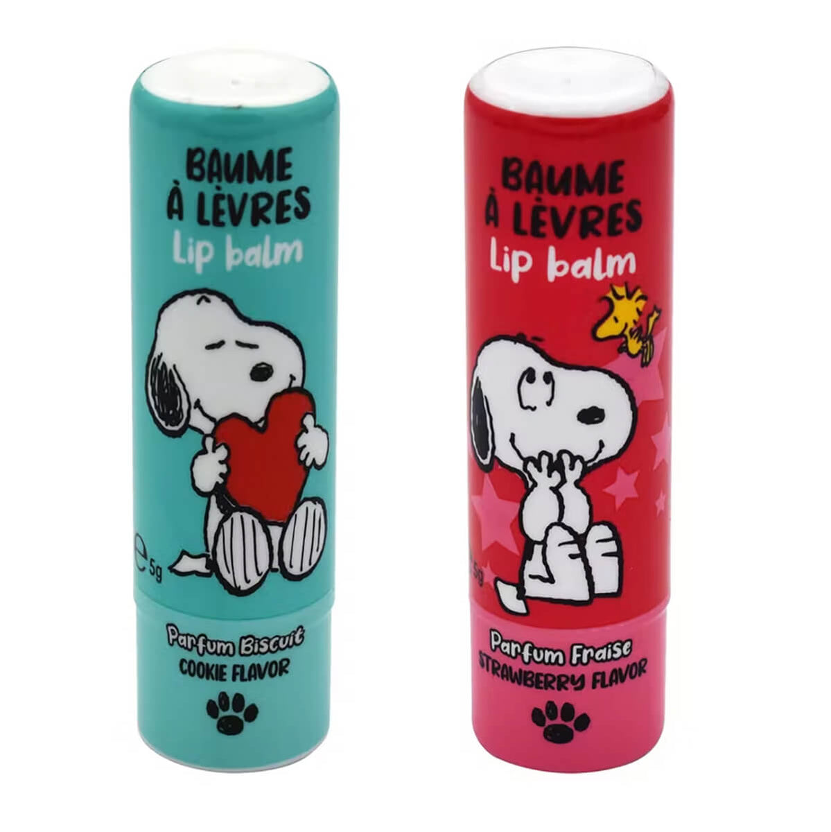 Snoopy Lip Balm in Strawberry / Cookie by Take Care – Junior Edition