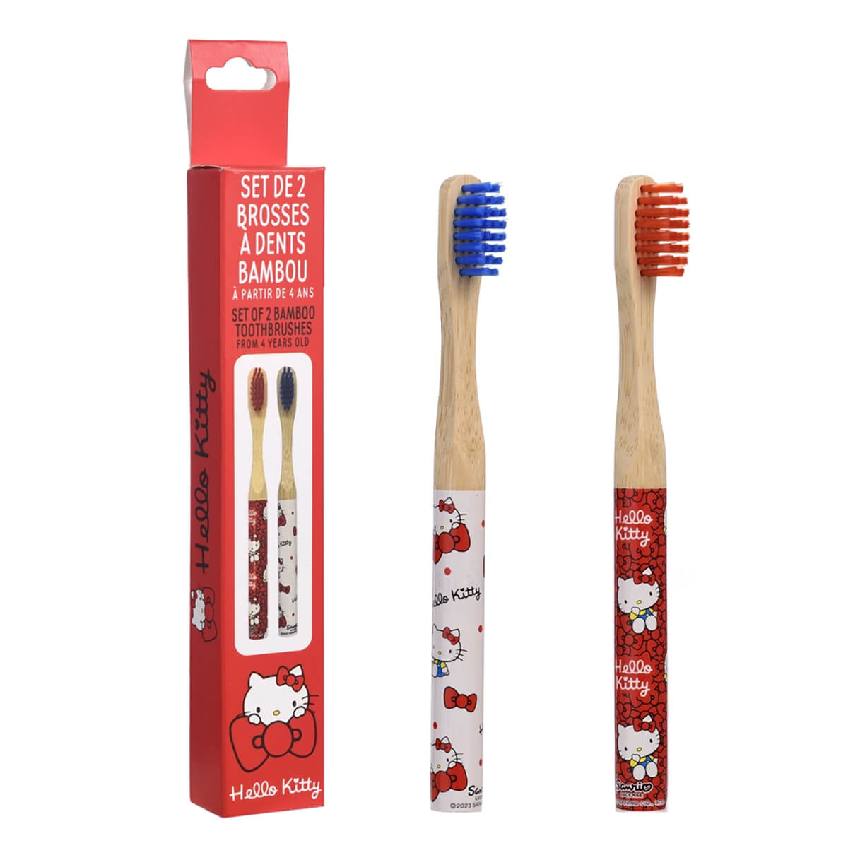 Hello Kitty Set Of 2 Toothbrushes by Take Care – Junior Edition