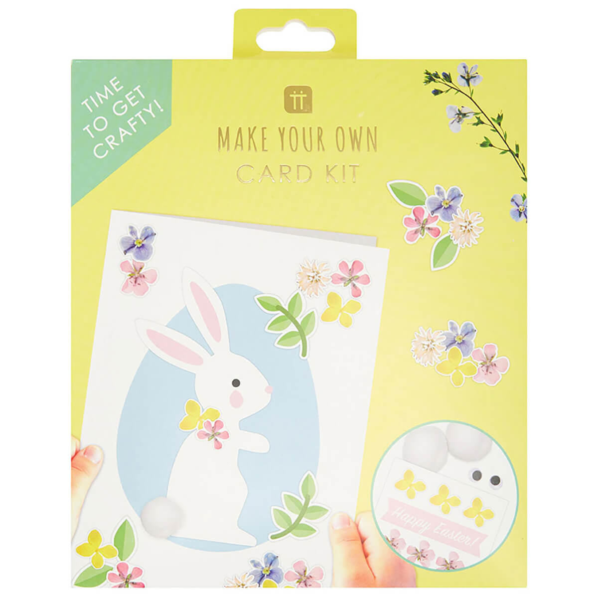 Truly Bunny Easter Card Making Kit by Talking Tables – Junior Edition