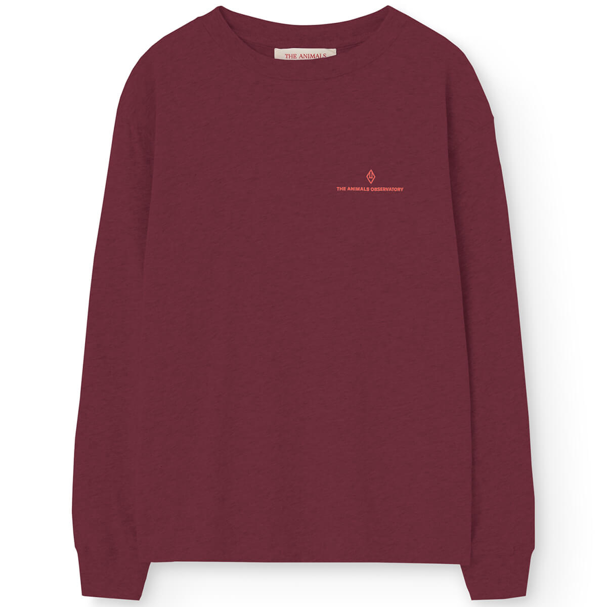 Aries Kid Long Sleeve T Shirt in Browned Garnet by The Animals Observa ...