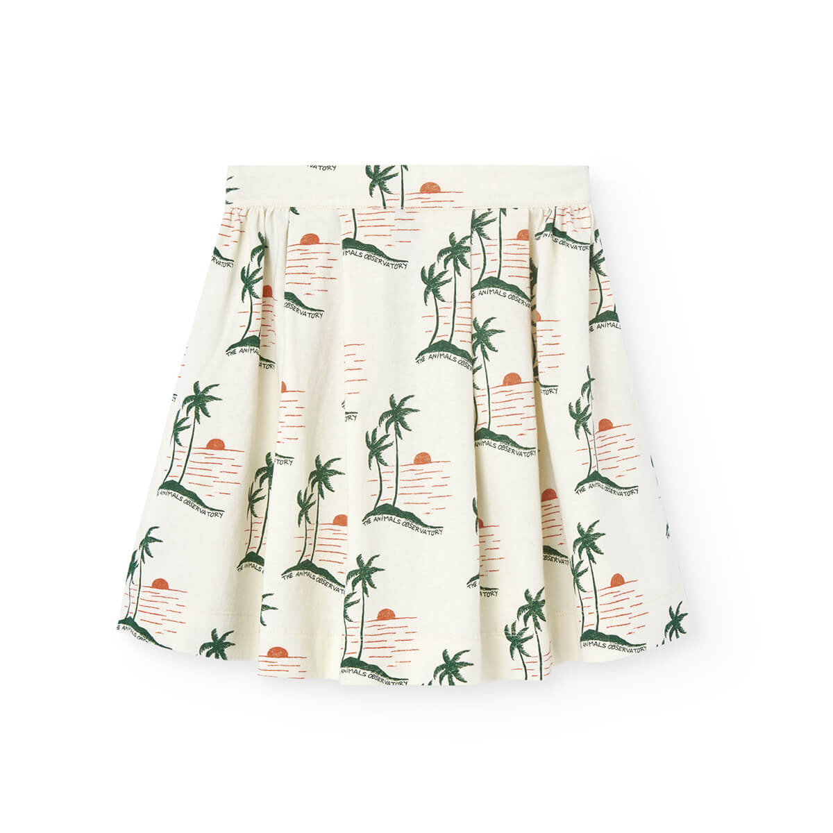 Turkey Kids Skirt in White Lindo by The Animals Observatory – Junior ...