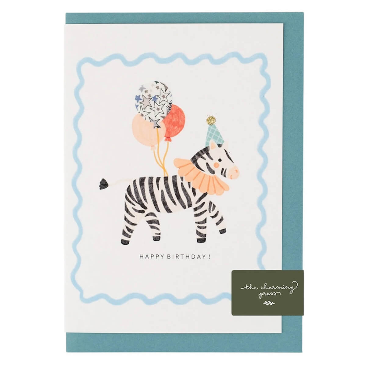 Liberty Zebra Birthday Greetings Card in Adelajda's Wish Liberty Print ...
