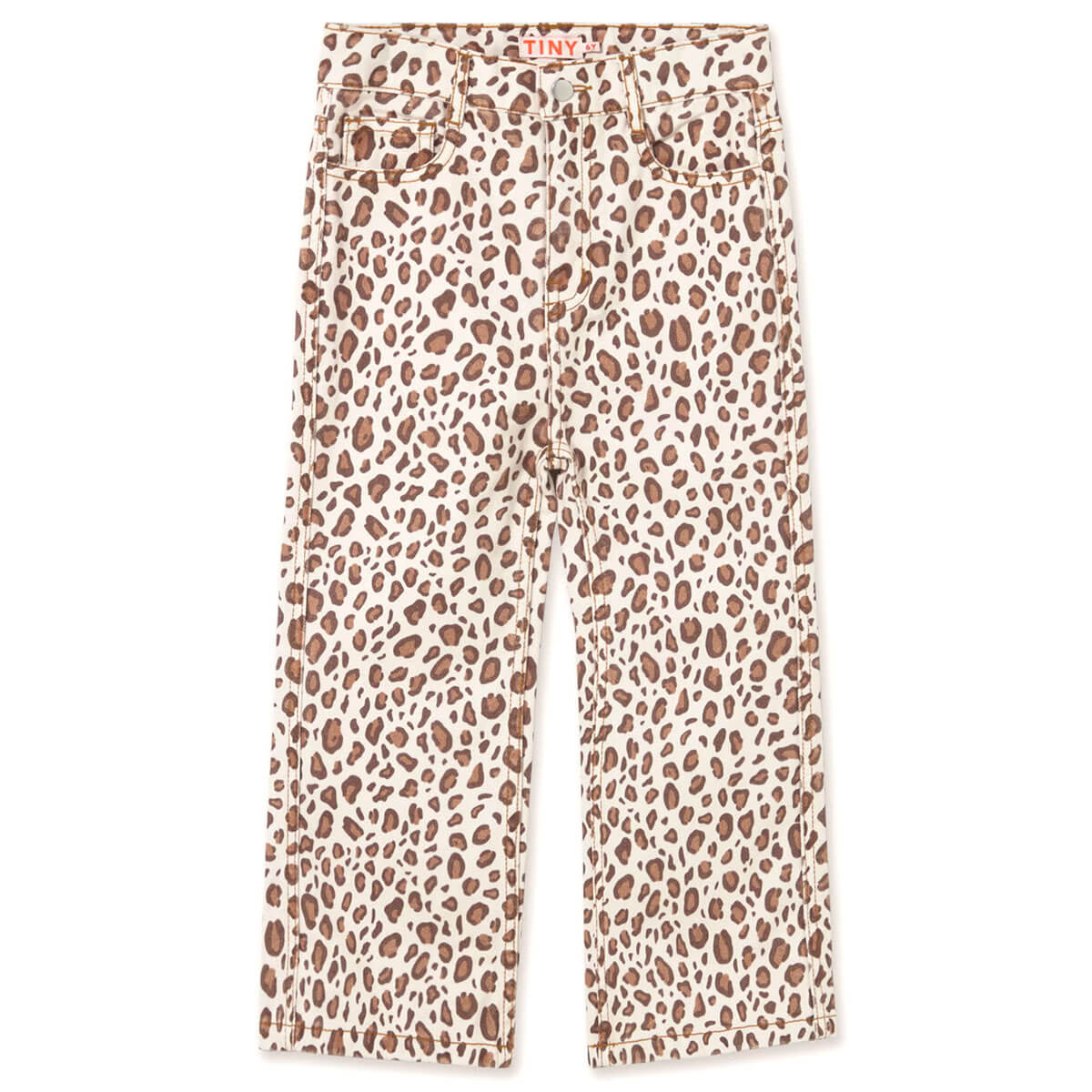 Animal Print Jeans in Off White by Tinycottons – Junior Edition