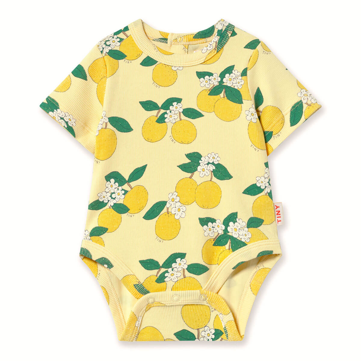 Oranges Rib Baby Body in Mellow Yellow by Tinycottons – Junior Edition