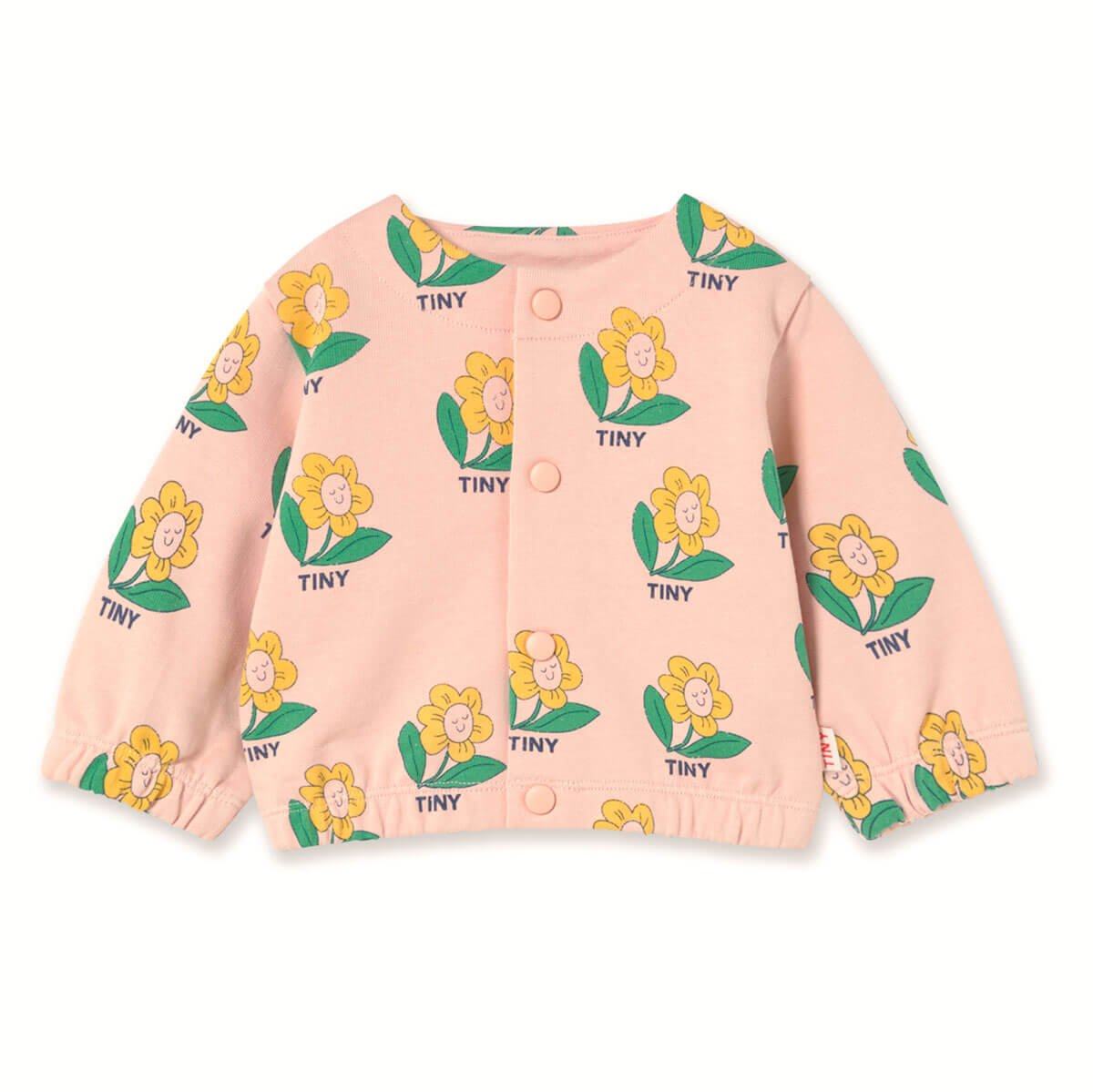 Tiny Flower Baby Jacket in Wild Rose by Tinycottons – Junior Edition