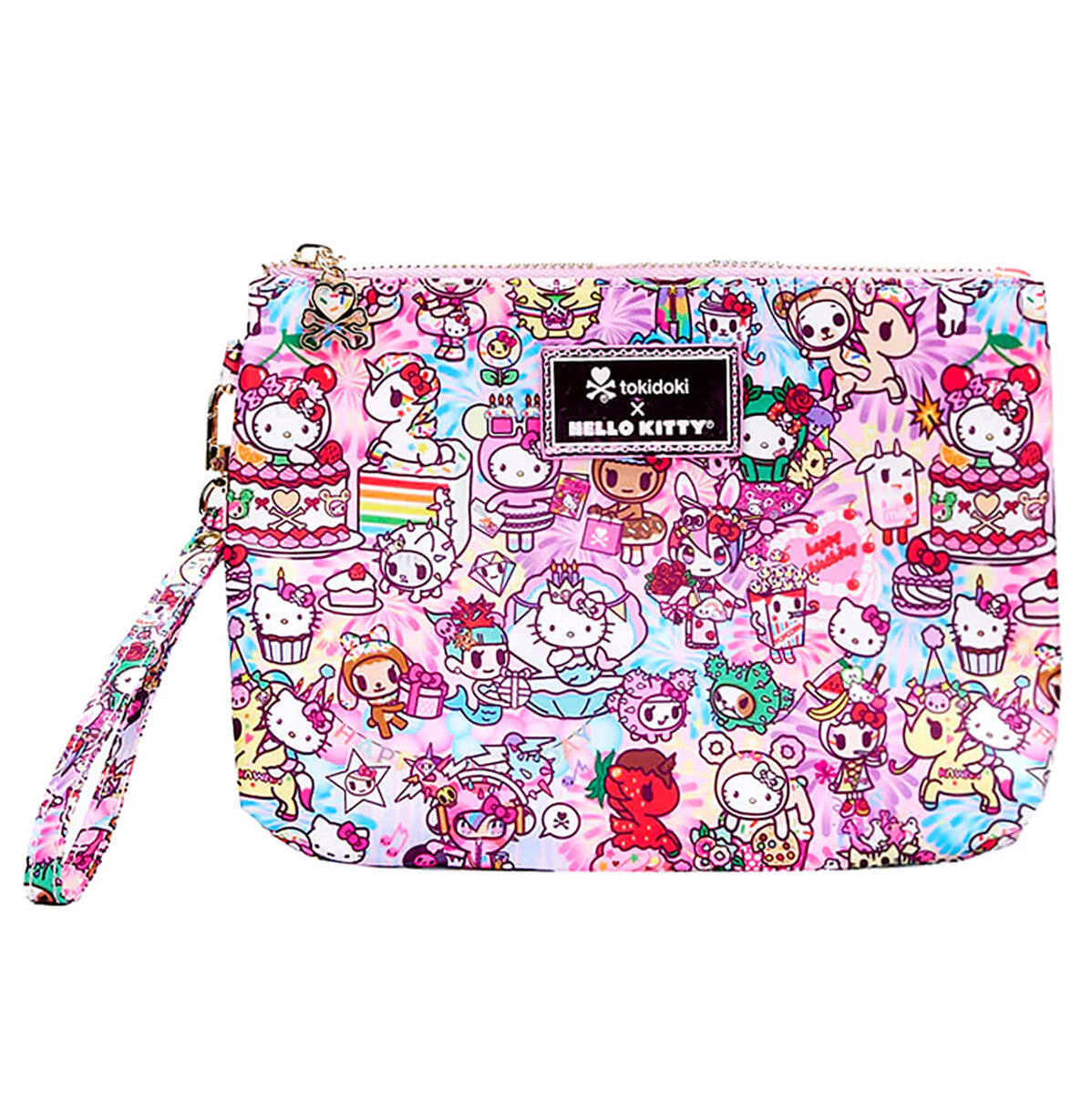 Tokidoki x Hello Kitty Birthday Bash Zip Pouch Wristlet by Tokidoki ...