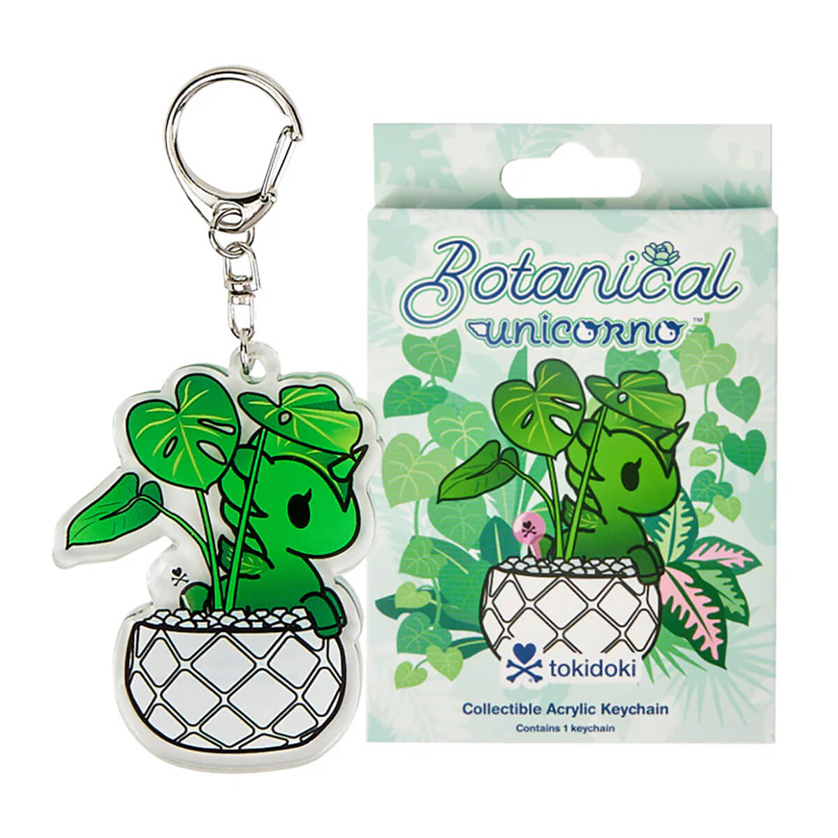 Botanical Unicorno Acrylic Keyring Blind Box by Tokidoki – Junior Edition