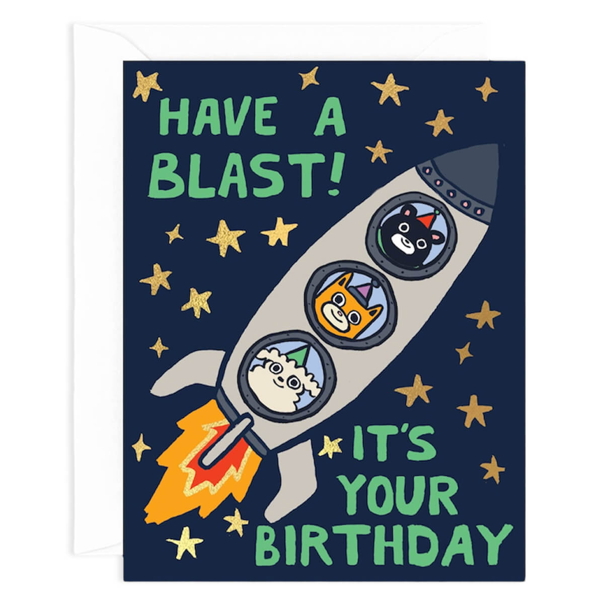 Have A Blast! It's Your Birthday Greetings Card by Alice Bowsher for W ...