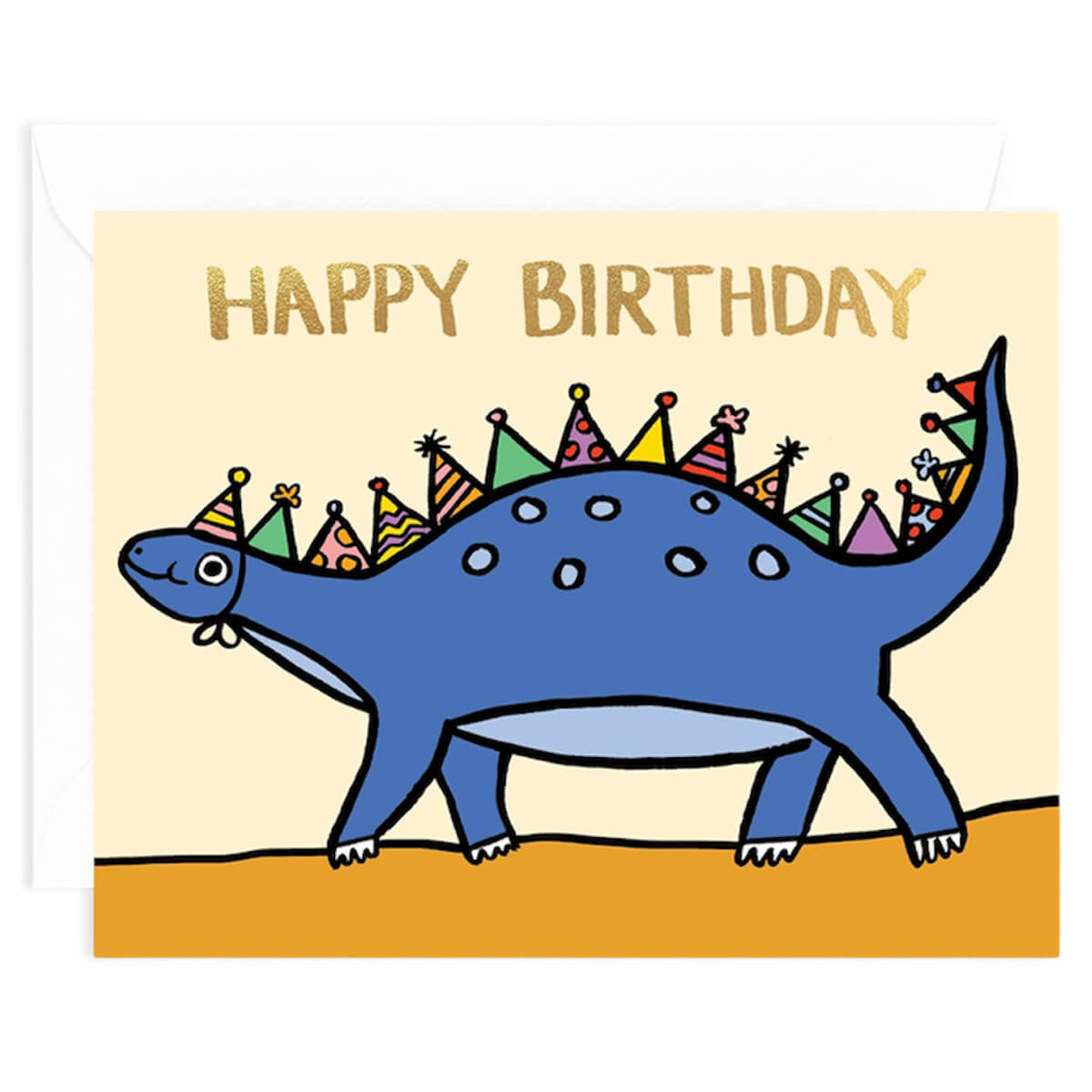 Party Dino Birthday Greetings Card by Alice Bowsher for Wrap – Junior ...