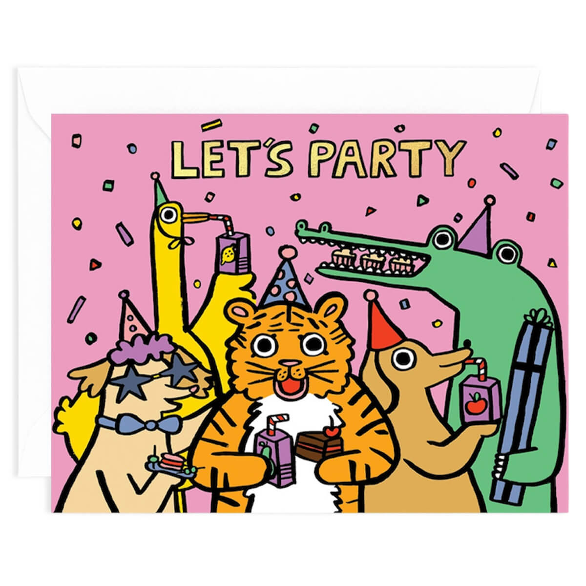 Kid's Party Birthday Greetings Card by Alice Bowsher for Wrap – Junior ...