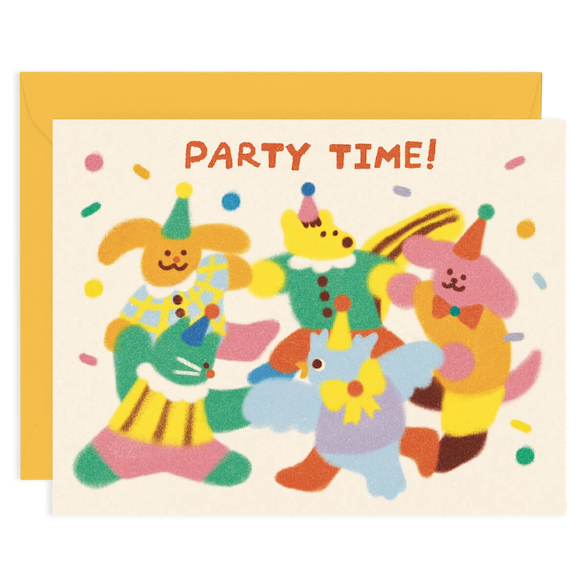 Party TIme Birthday Greetings Card by Zoey Kim for Wrap – Junior Edition