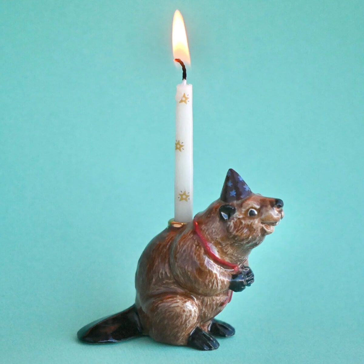 Beaver Ceramic Cake Topper by Camp Hollow – Junior Edition