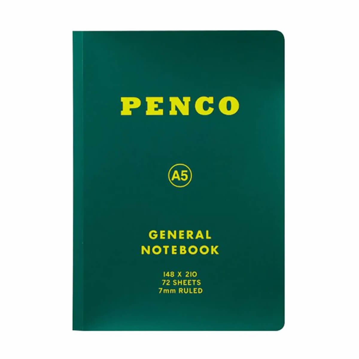 A5 Soft Ruled Notebook in Green by Hightide Penco – Junior Edition