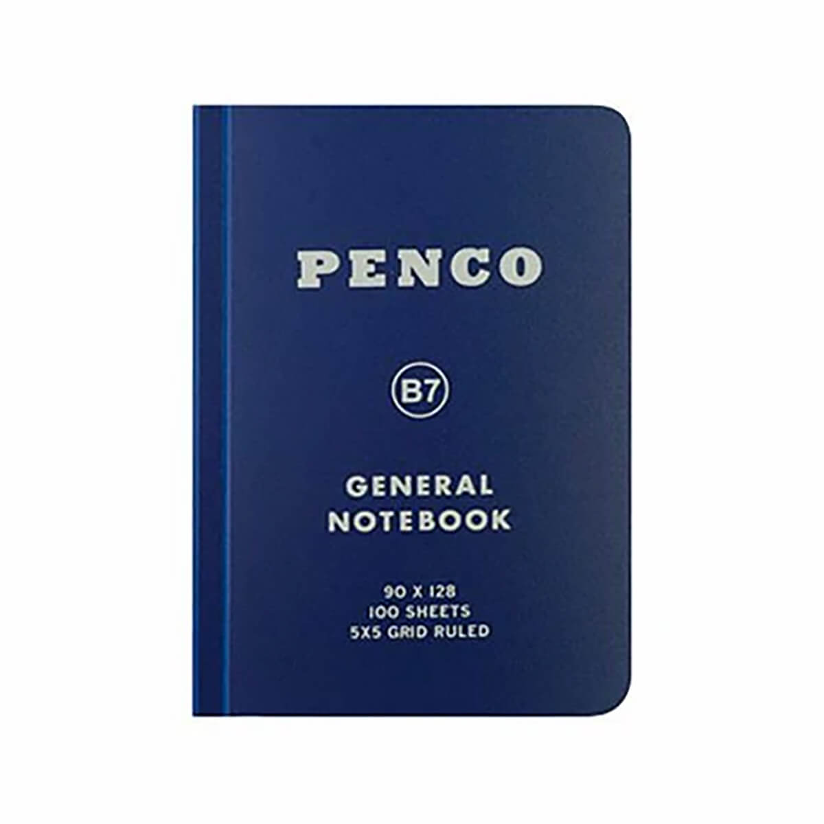 B7 Soft Grid Ruled Notebook in Navy by Hightide Penco – Junior Edition