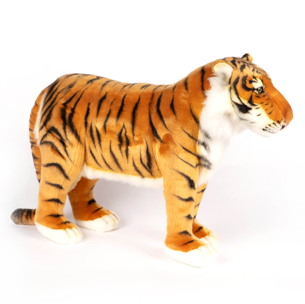 Large Standing Tiger (55cm) by Hansa – Junior Edition
