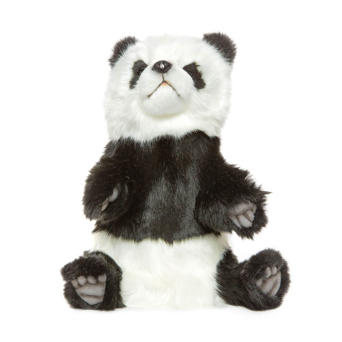 Panda Bear Hand Puppet (30cm) by Hansa – Junior Edition