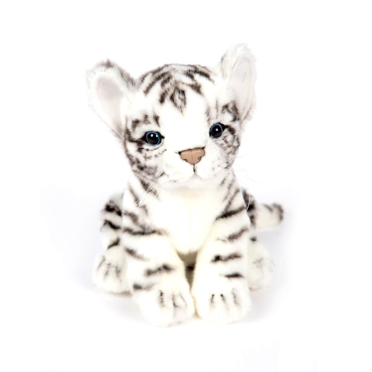 White Tiger Cub (17cm) by Hansa – Junior Edition