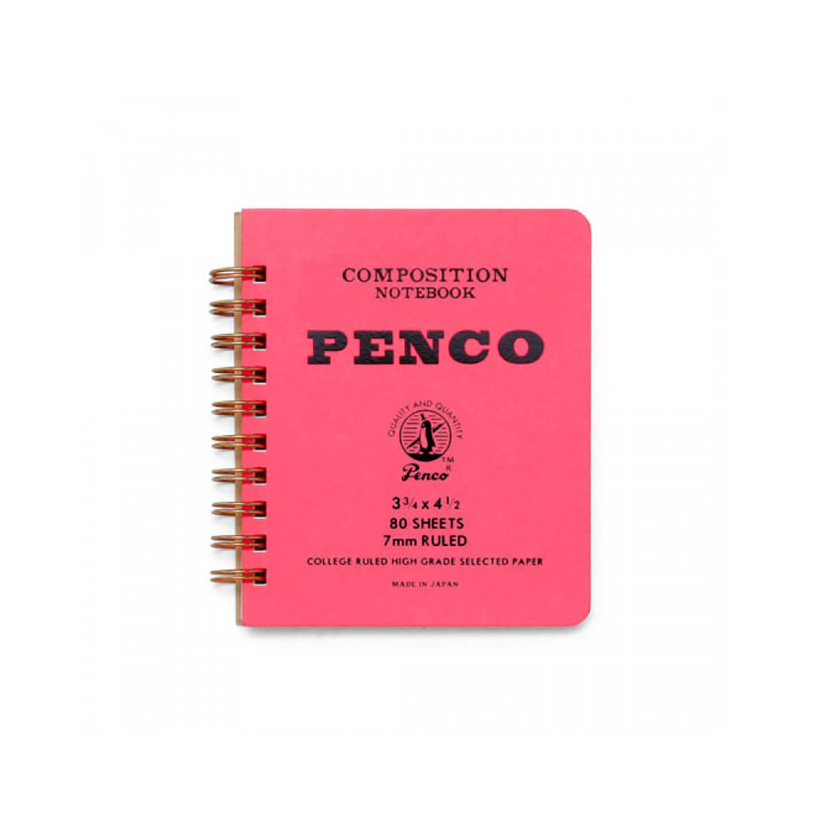 Small Coil Notebook in Red by Hightide Penco – Junior Edition