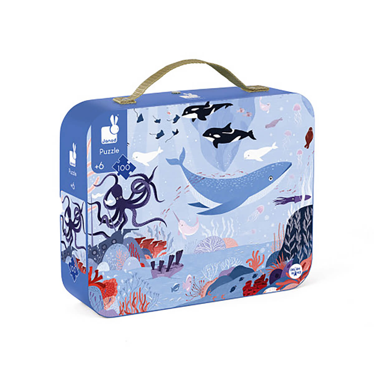 Arctic Ocean 100 Piece Jigsaw Puzzle In Carry Case by Janod – Junior ...