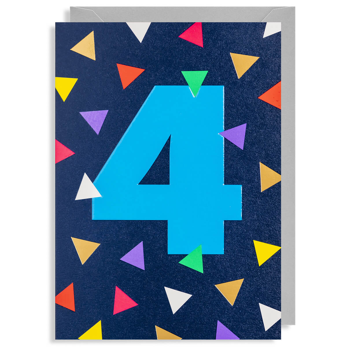 Number Four Greetings Card by Hold for Lagom Design – Junior Edition
