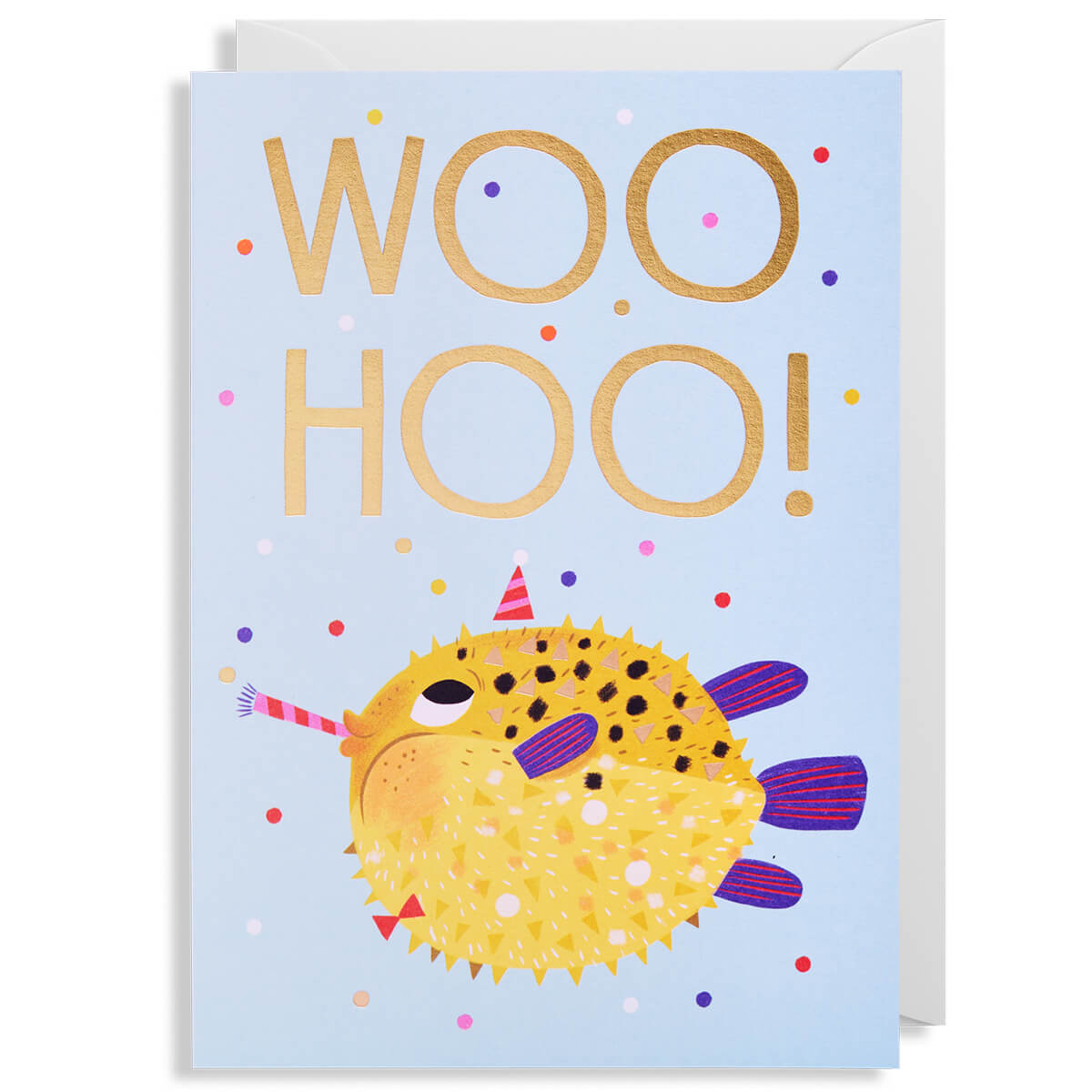 Woo Hoo! Greetings Card by Allison Black for Lagom Design – Junior Edition
