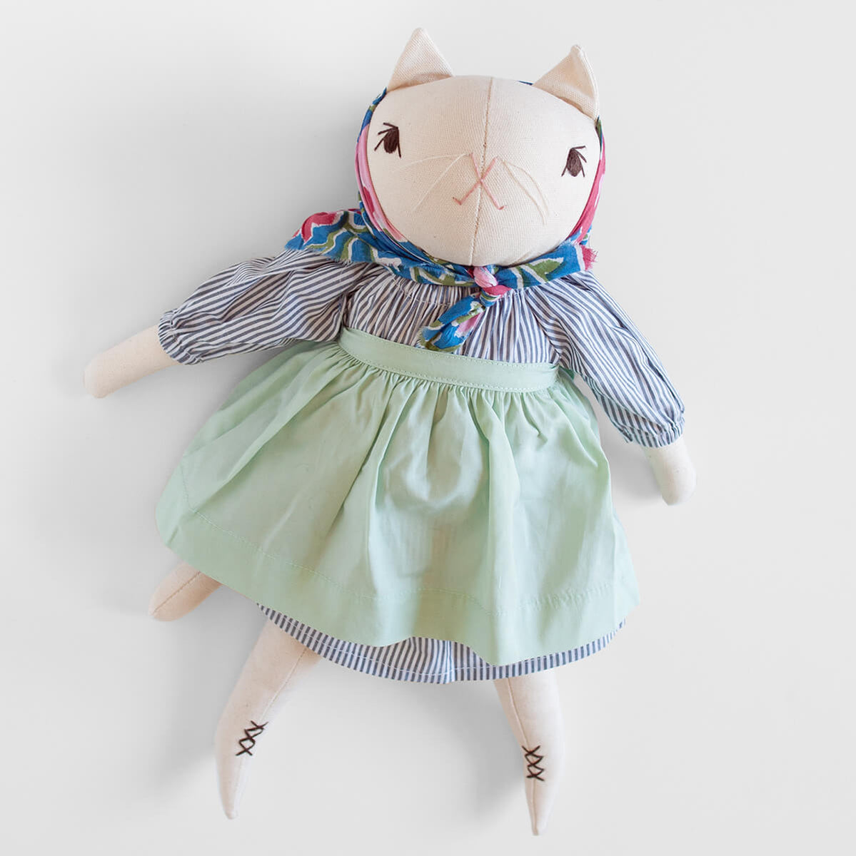 Imogen Large Cat in Cream by Polka Dot Club – Junior Edition