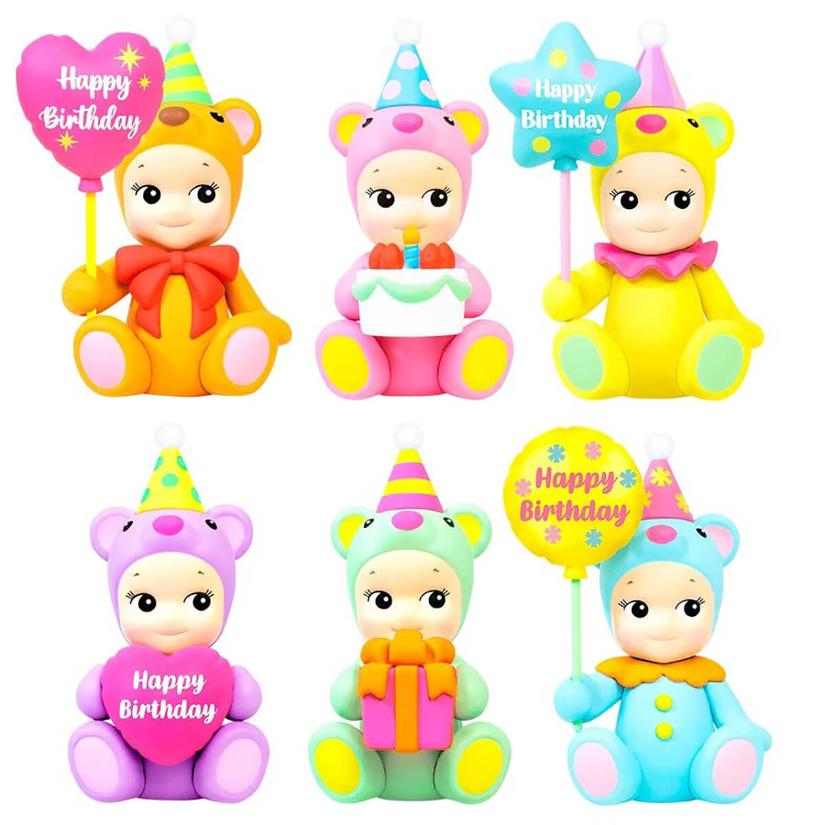 soney angel birthday gift bear (7種)