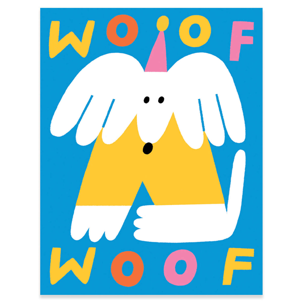 Woof Woof Dog Greetings Card by Susie Hammer for Wrap – Junior Edition